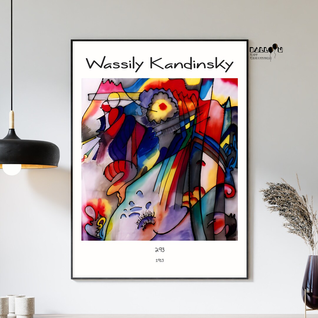 Wassily Kandinsky, 293, 1913, Kandinsky Poster, Expressionist Art, Home ...