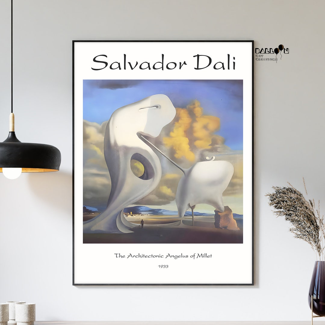 Salvador Dali, the Architectonic Angelus of Millet, 1933, Salvador Dali ...
