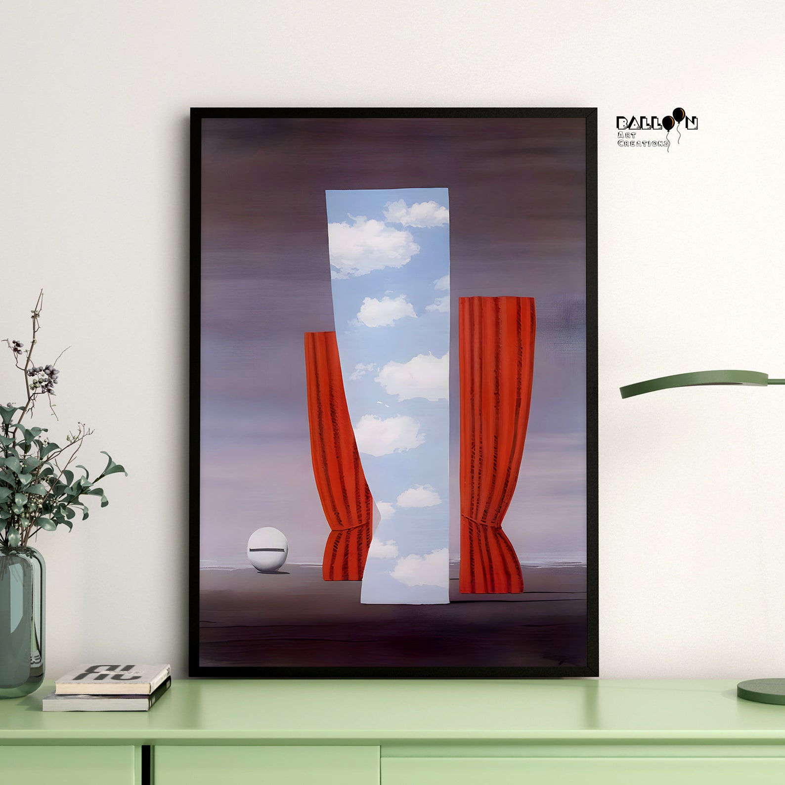 Rene Magritte, Gioconda, 1964, Rene Magritte Print, Magritte Poster ...