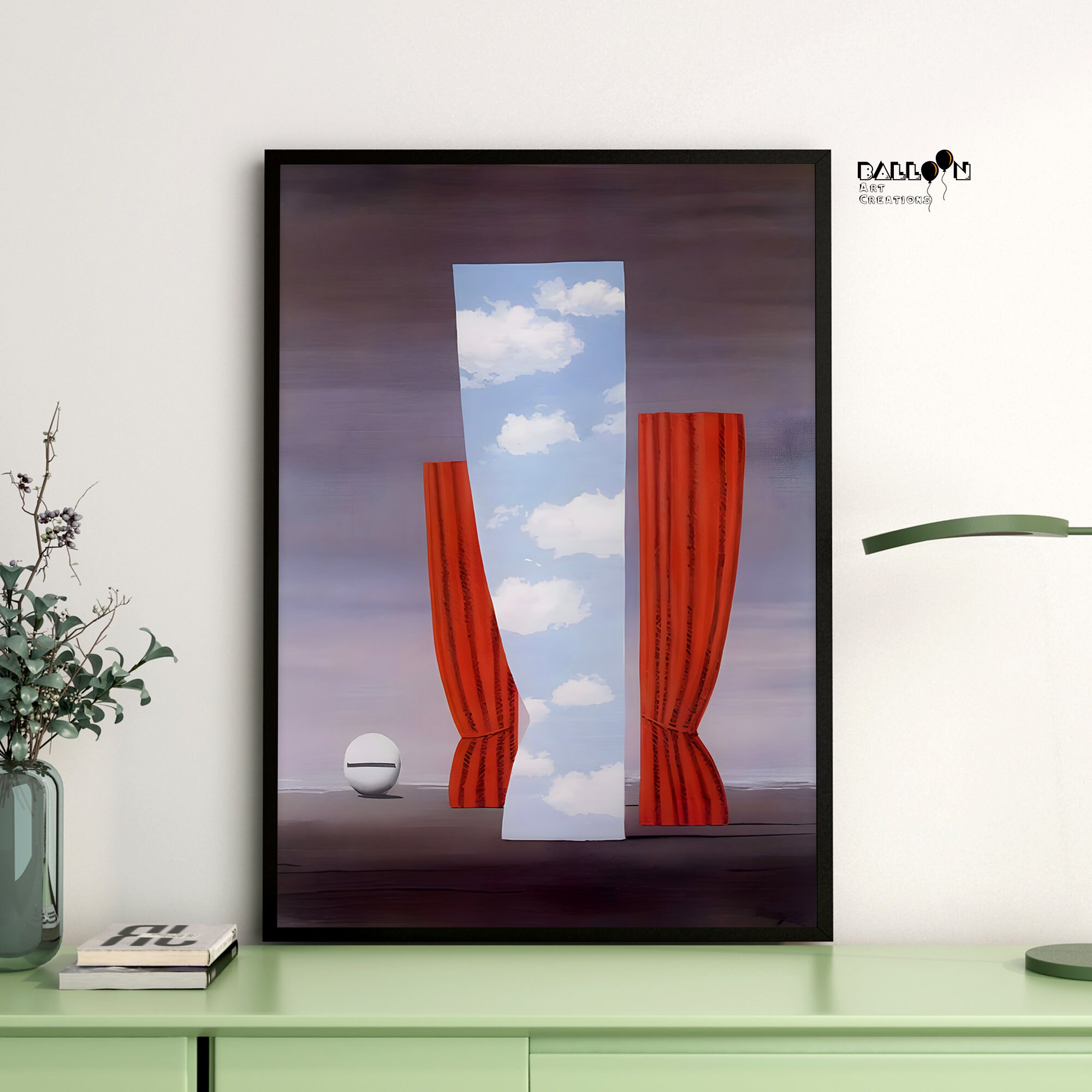 Rene Magritte, Gioconda, 1964, Rene Magritte Print, Magritte Poster ...