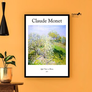 Claude Monet, Apple Trees in Bloom, 1873, Claude Monet Print, Gift Idea ...