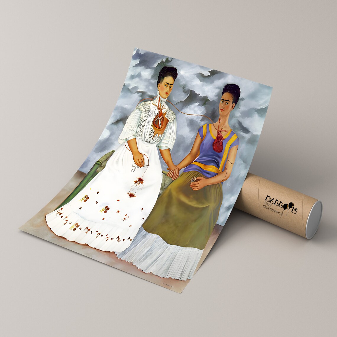 Frida Kahlo, Las Dos Fridas, 1939, Frida Kahlo Wall Art, Feminism Art ...