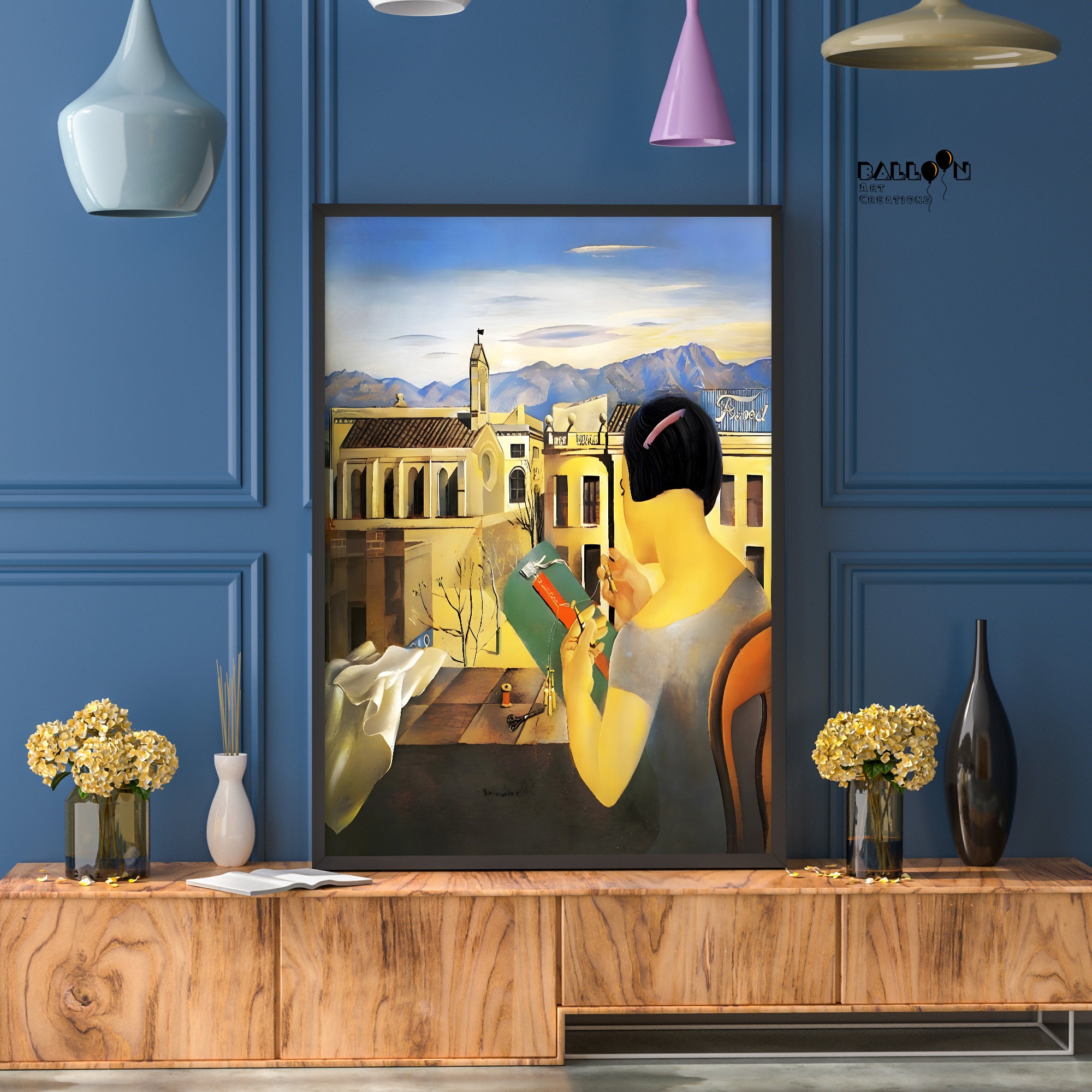 Salvador Dali, Woman at the Window in Figueras, 1926, Salvador Dali ...