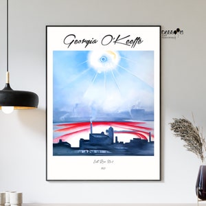 Georgia O'keeffe, East River No.1, 1927, Georgia O Keeffe Poster, Modern Art Poster, Exhibition ...