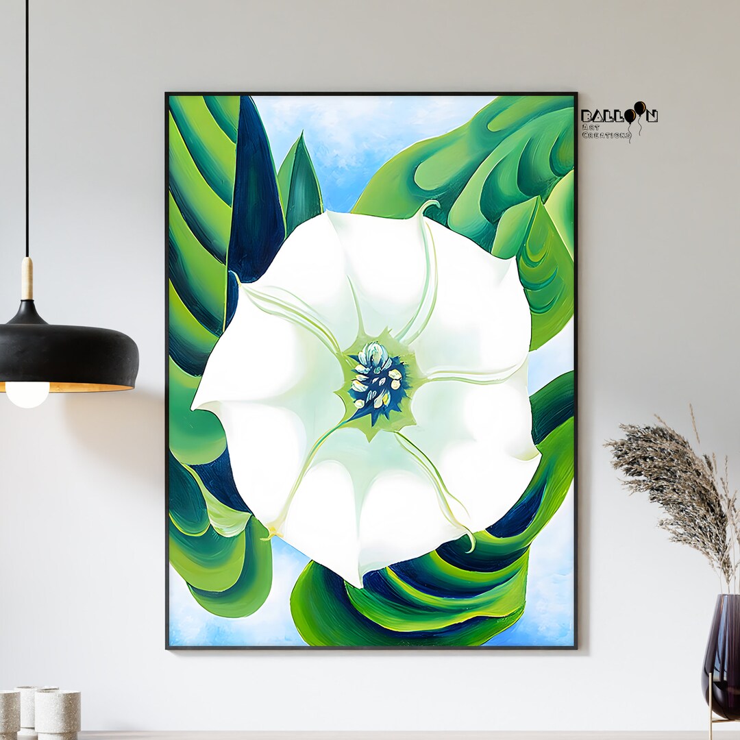 Georgia O'keeffe, Jimson Weed, 1932, Georgia O'keeffe Print, Modern Art ...