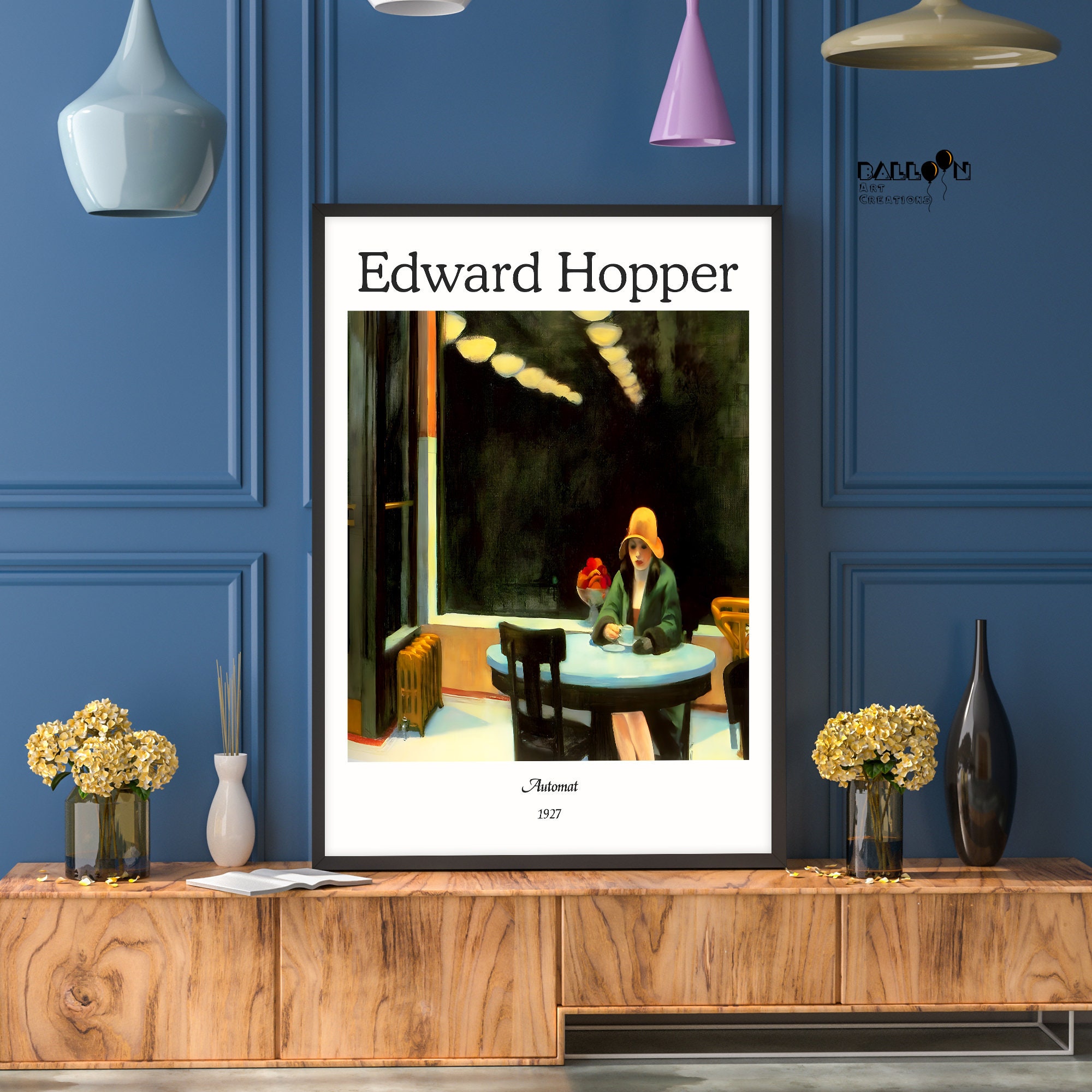 Edward Hopper, Automat, 1927, Edward Hopper Print, Landscape Poster ...
