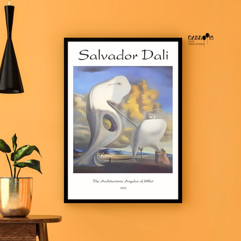 Salvador Dali, the Architectonic Angelus of Millet, 1933, Salvador Dali ...