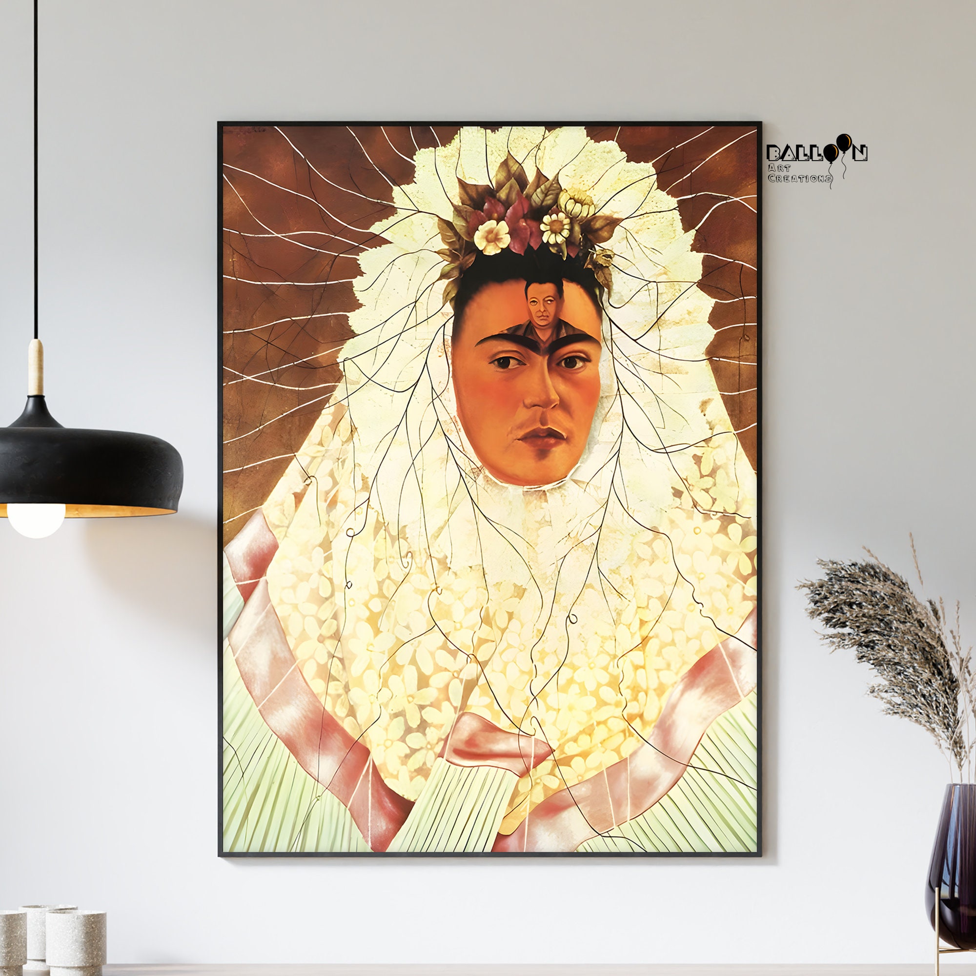 Frida Kahlo, Autorretrato Como Tehuana, 1940-1943, Frida Kahlo Poster ...