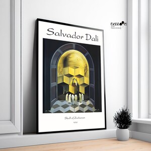 Salvador Dali, Skull of Zurbaran, 1956, Salvador Dali Poster, Dali ...