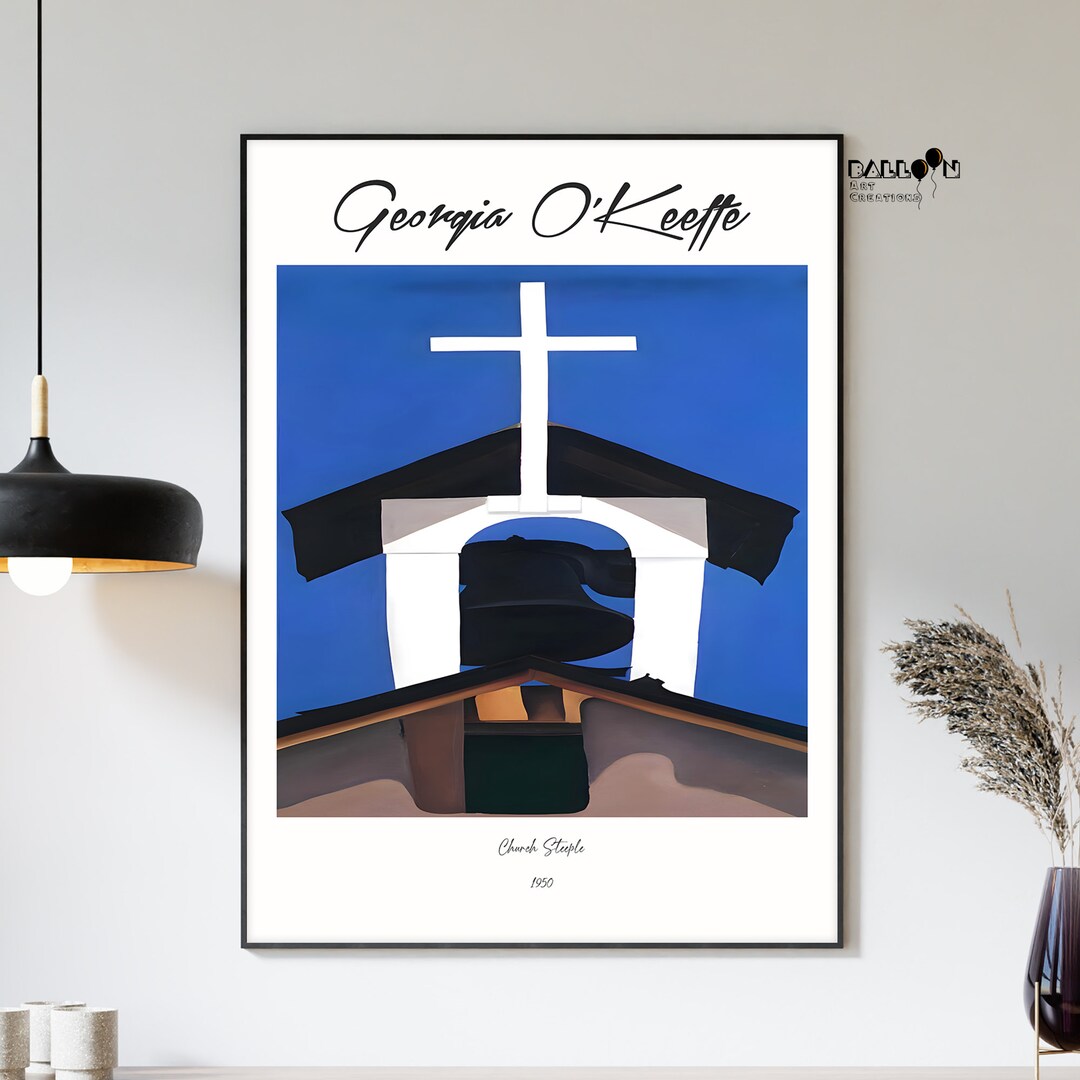 Georgia O Keeffe, Church Steeple, 1950, Georgia O'keeffe Print ...