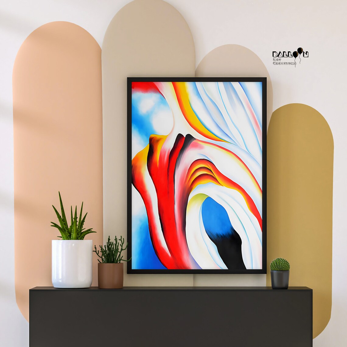 Georgia O'keeffe, Music Pink and Blue, 1918, Spring Tree No.1, 1945 ...