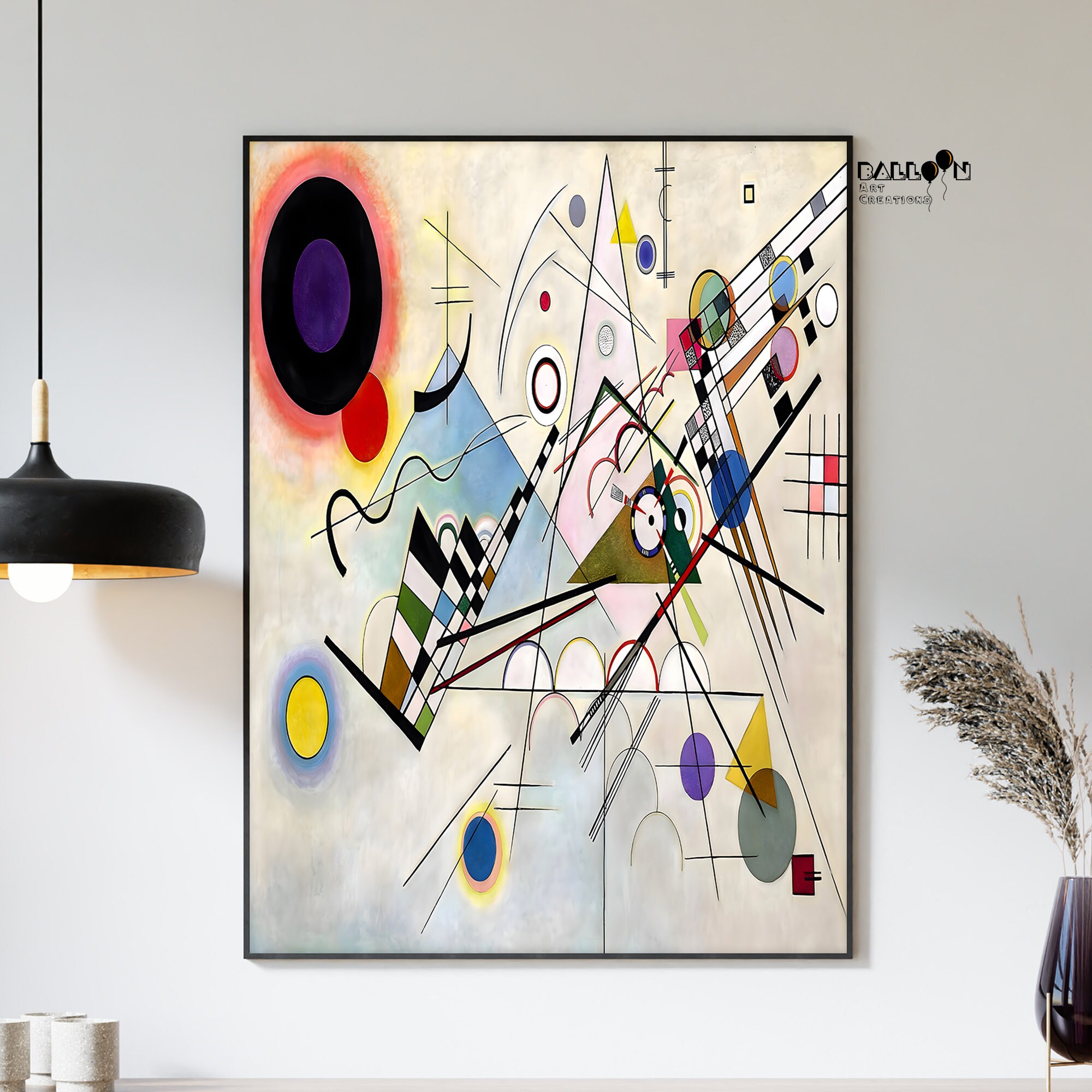 Wassily Kandinsky, Composition No.8, 1923, Kandinsky Poster ...