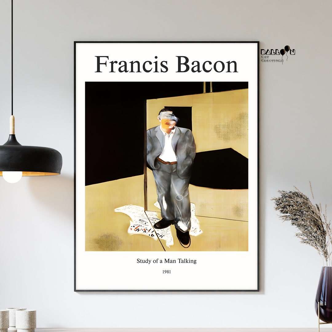 Francis Bacon, Study of a Man Talking, 1981, Francis Bacon Print ...