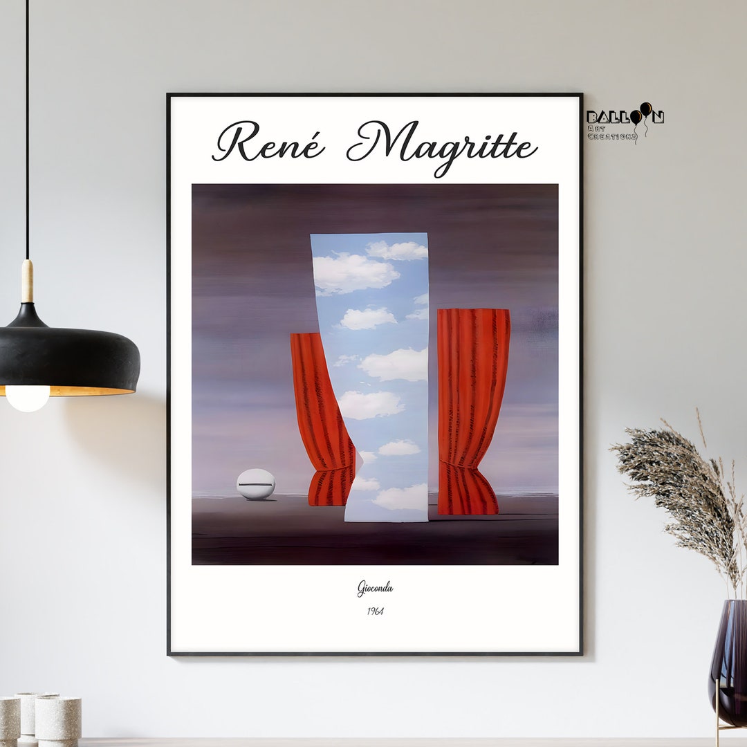 Rene Magritte, Gioconda, 1964, Rene Magritte Print, Surrealism Art ...