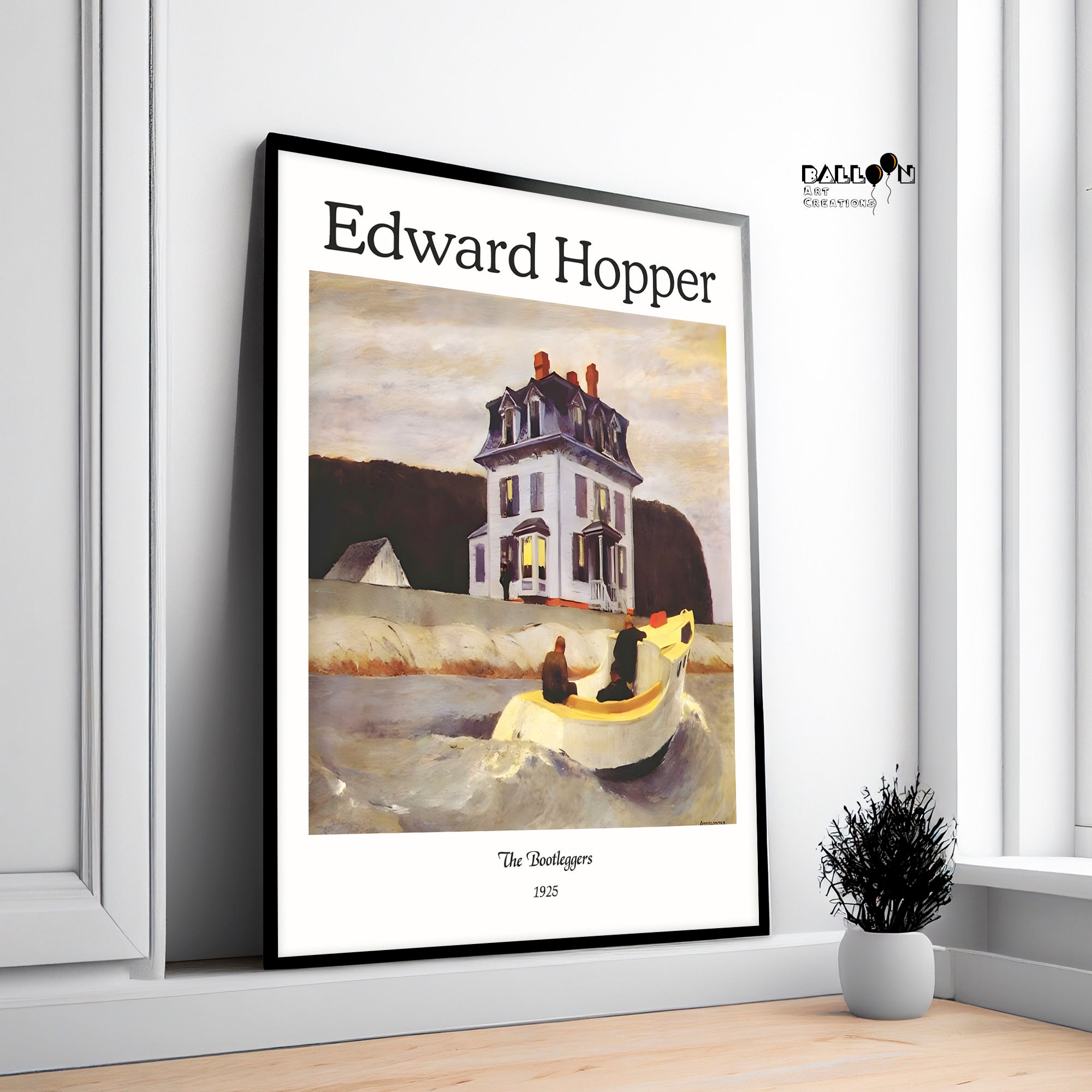 Edward Hopper, the Bootleggers, 192, Hopper Wall Poster, Museum Print ...