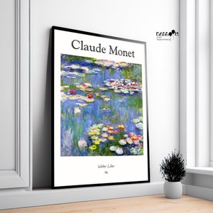 Claude Monet, Water Lilies, 1916, Claude Monet Wall Art, Landscape Art ...