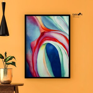 Georgia O Keeffe, Music Pink and Blue No.2, 1918, Georgia O Keeffe ...