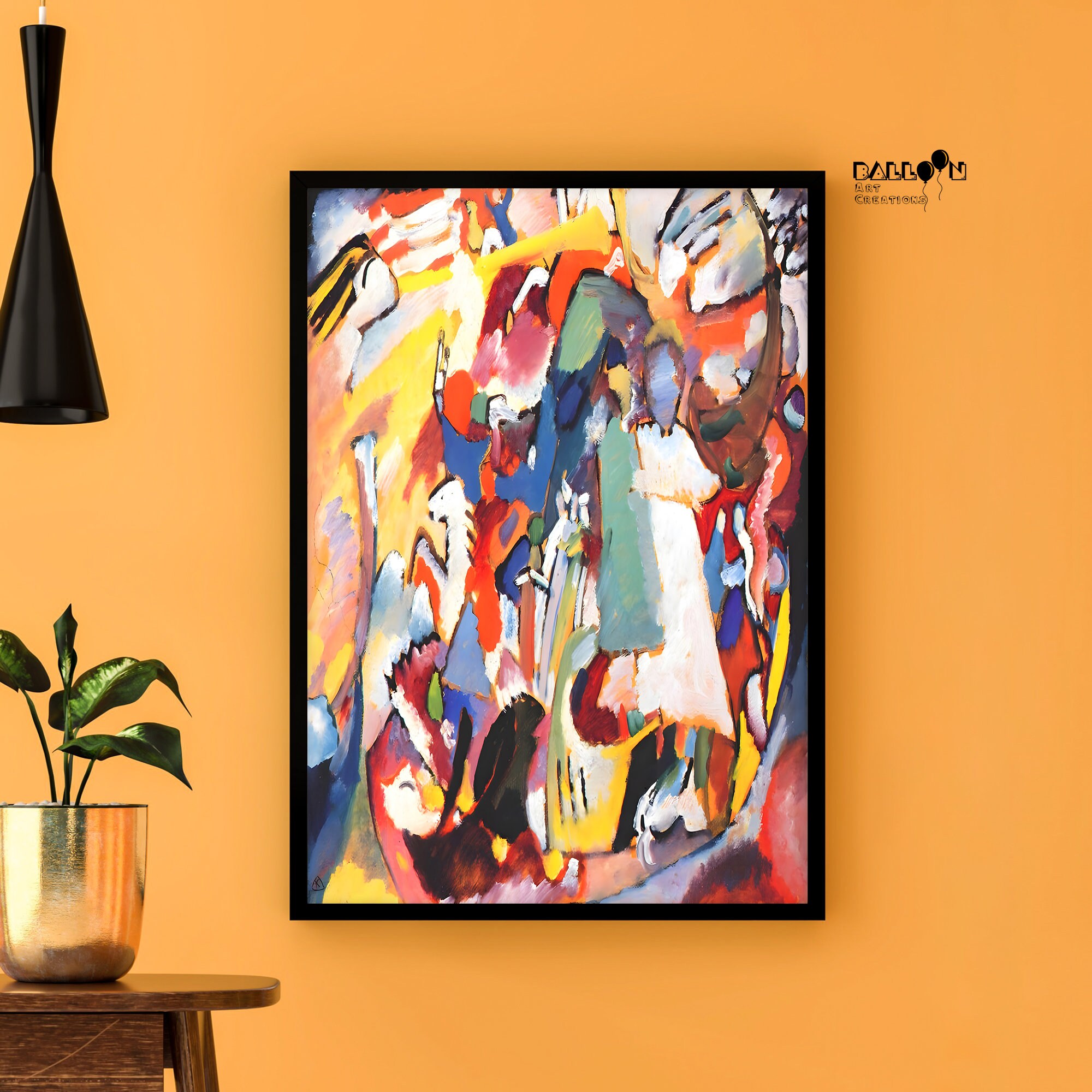 Wassily Kandinsky, Angel of the Last Judgment, 1911, Kandinsky Poster ...