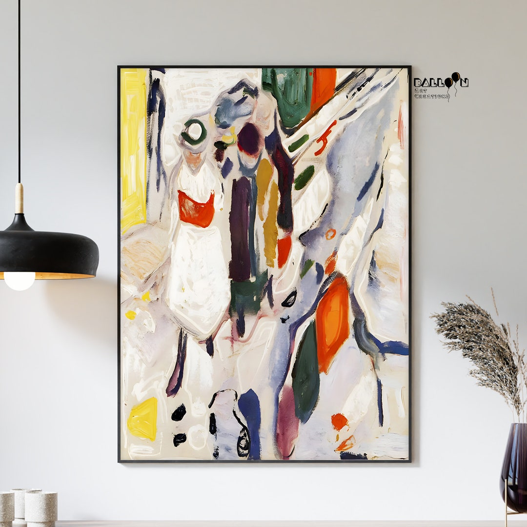 Edvard Munch, Children in the Street, 1915, Edvard Munch Poster ...