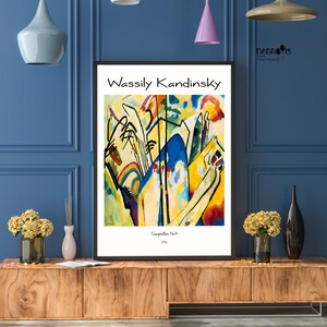 Wassily Kandinsky, Composition No.4, 1911, Kandinsky Poster ...
