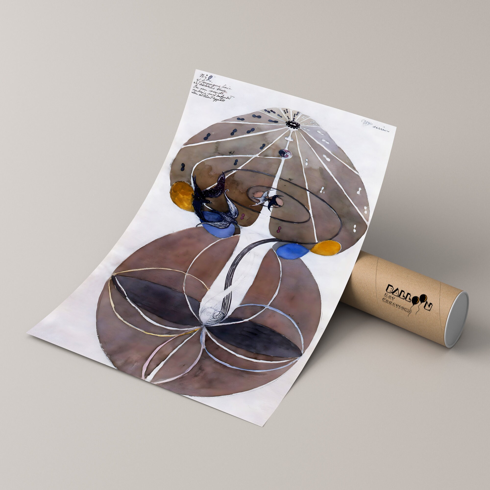 Hilma Af Klint, Tree of Knowledge Series W No.2, 1913, Hilma Af Klint ...