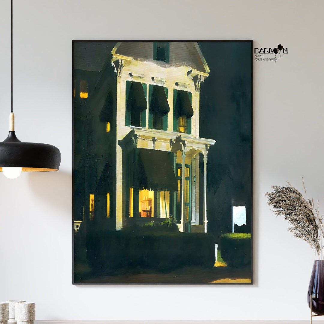 Edward Hopper, Rooms for Tourists, 1945, Hopper Wall Poster, Museum ...