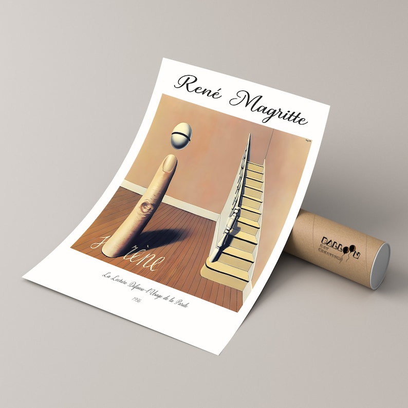 Rene Magritte, La Lecture Defanse-l'usage De La Parole, 1936, Rene ...