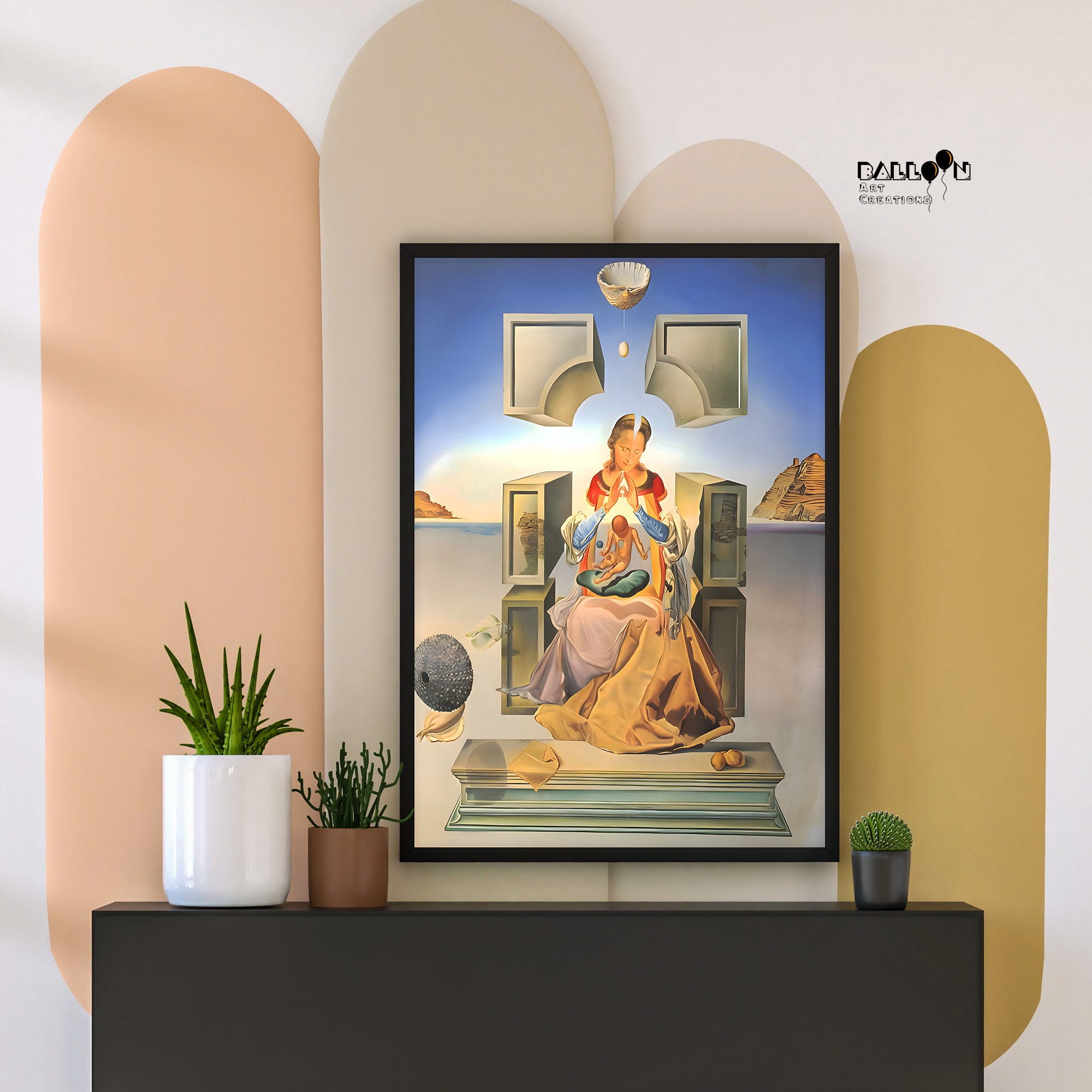 Salvador Dali, the First Study for the Madonna of Port Lligat, 1949 ...