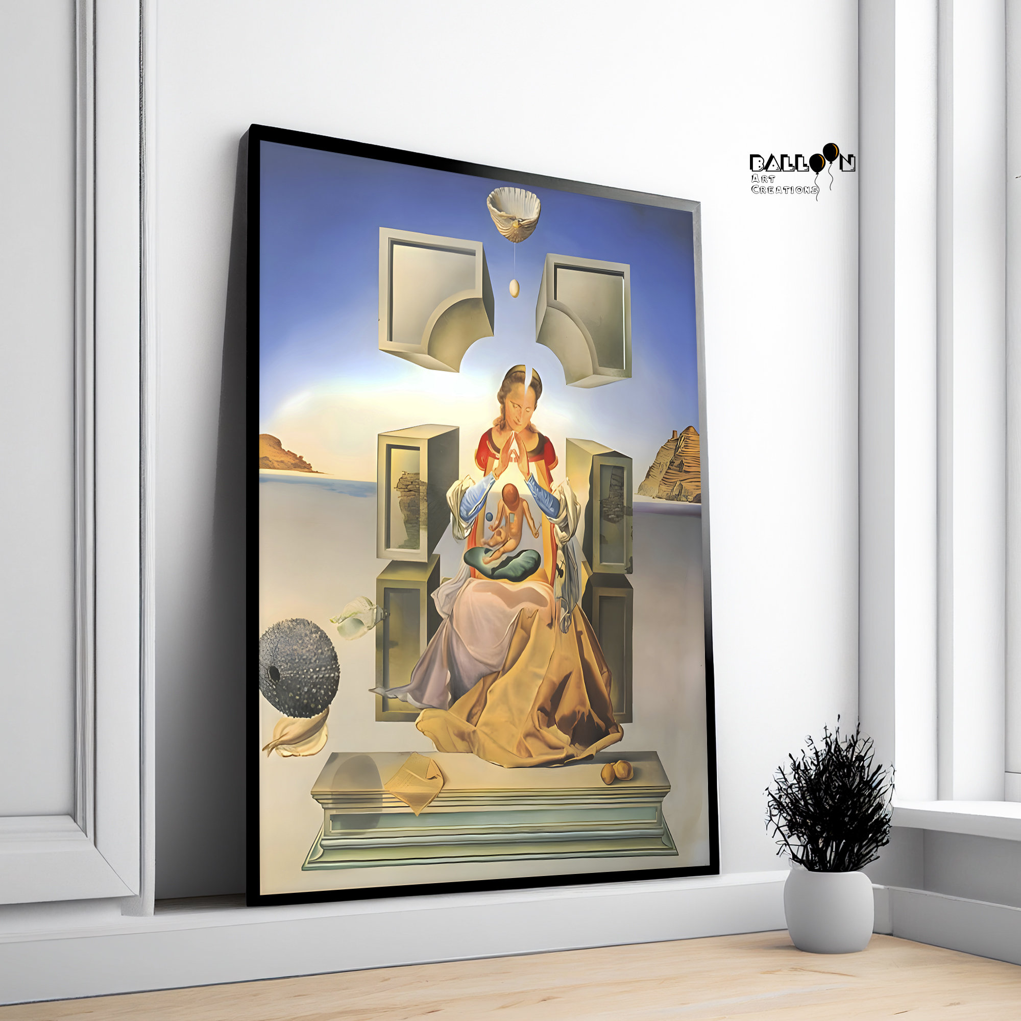 Salvador Dali, the First Study for the Madonna of Port Lligat, 1949 ...