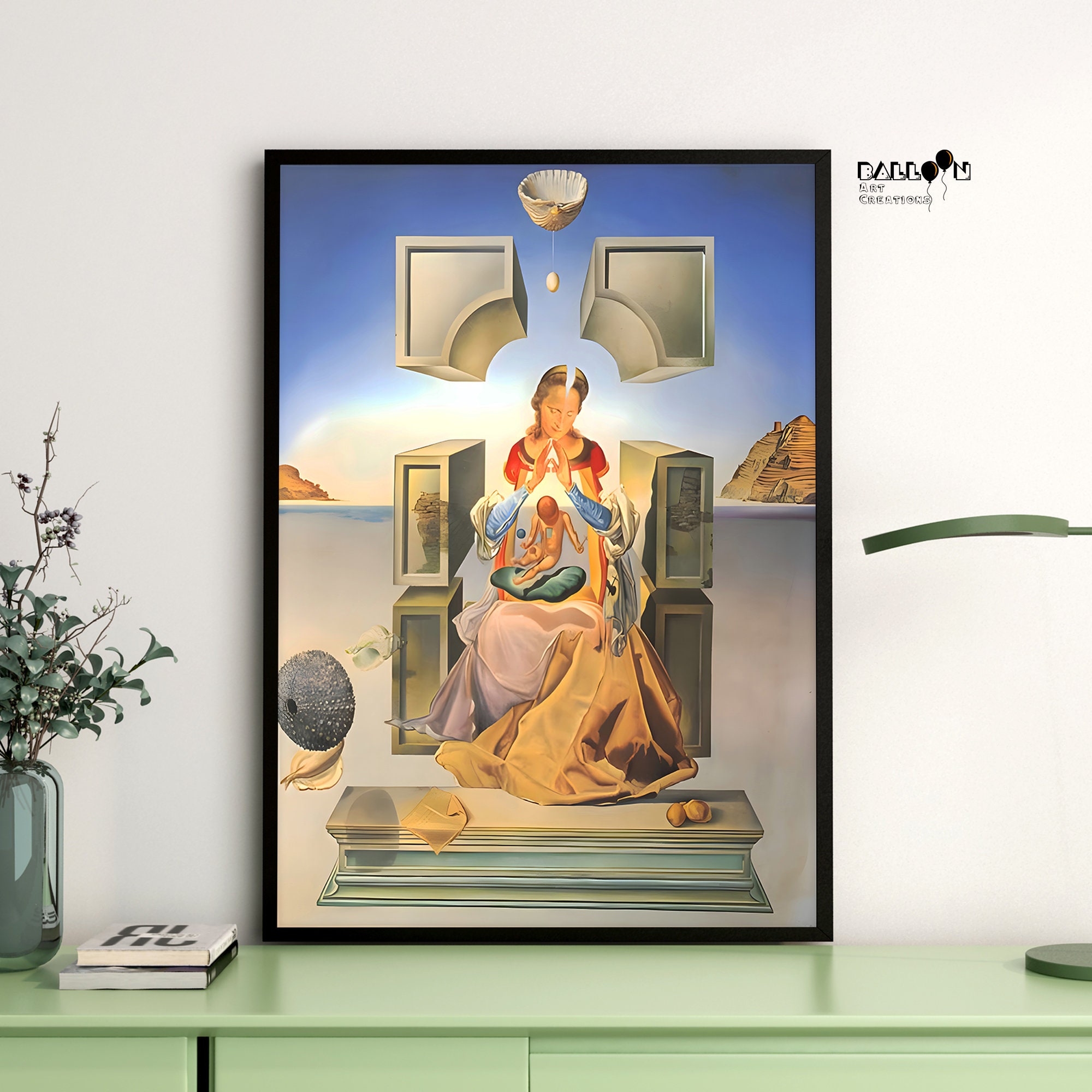 Salvador Dali, the First Study for the Madonna of Port Lligat, 1949 ...