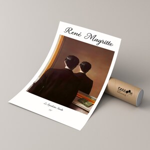 Rene Magritte, La Reproduction Interdite, 1937, Magritte Wall Poster ...