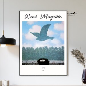 Rene Magritte, Spring, 1965, Rene Magritte Poster, Famous Paintings ...