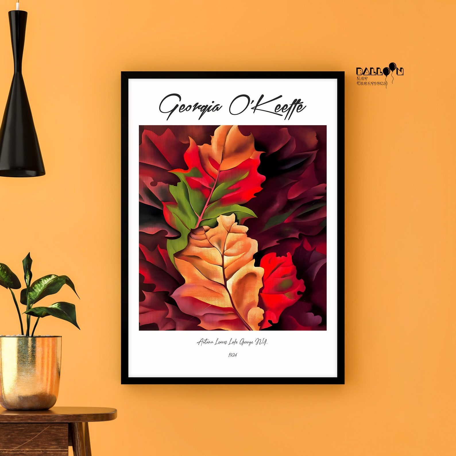 Georgia O Keeffe, Autumn Leaves Lake George N.Y., 1924, Georgia O ...