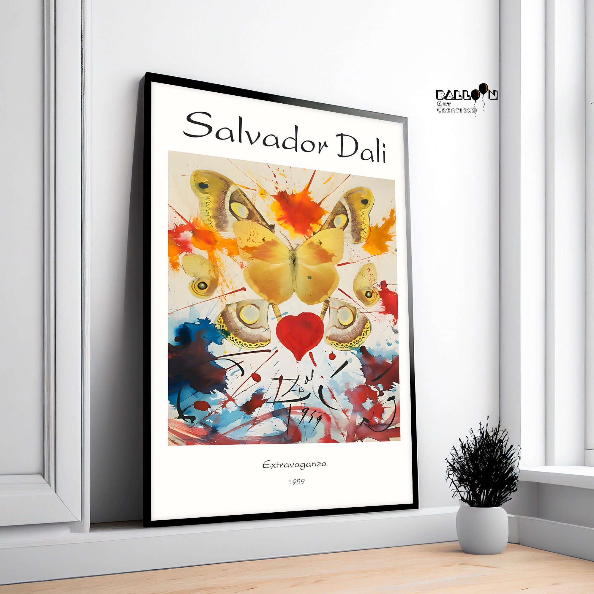 Salvador Dali, Extravaganza, 1959, Salvador Dali Exhibiton Print ...