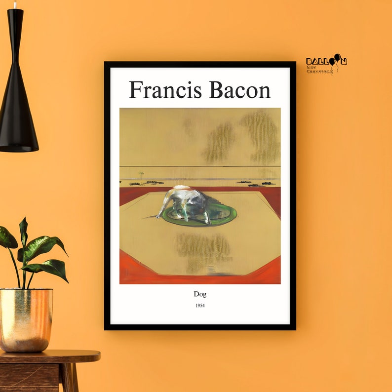 Francis Bacon, Dog, 1952, Francis Bacon Print, Portrait Art, Home Wall ...