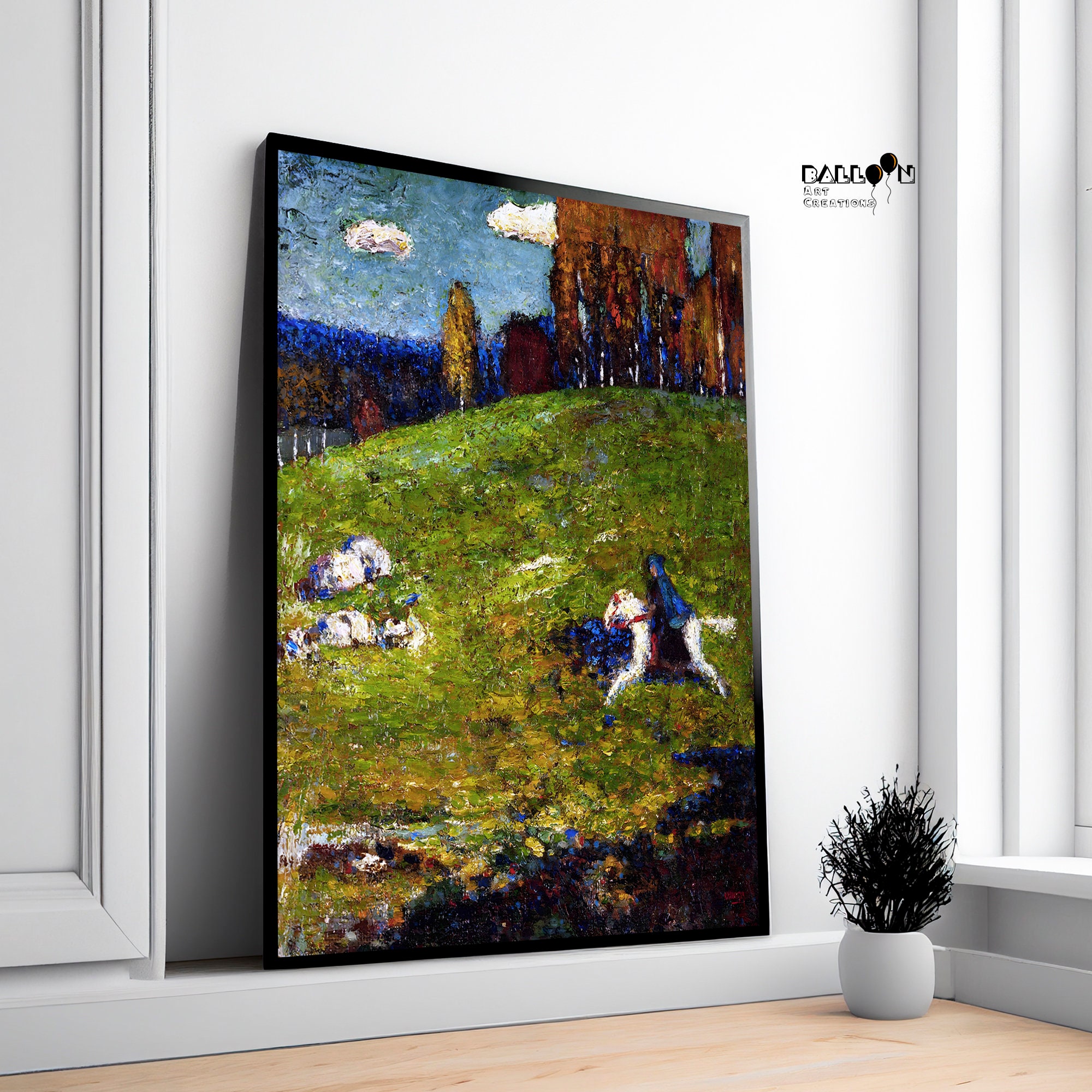 Wassily Kandinsky, Blue Rider 1903, Kandinsky Wall Art, Home Wall Art ...