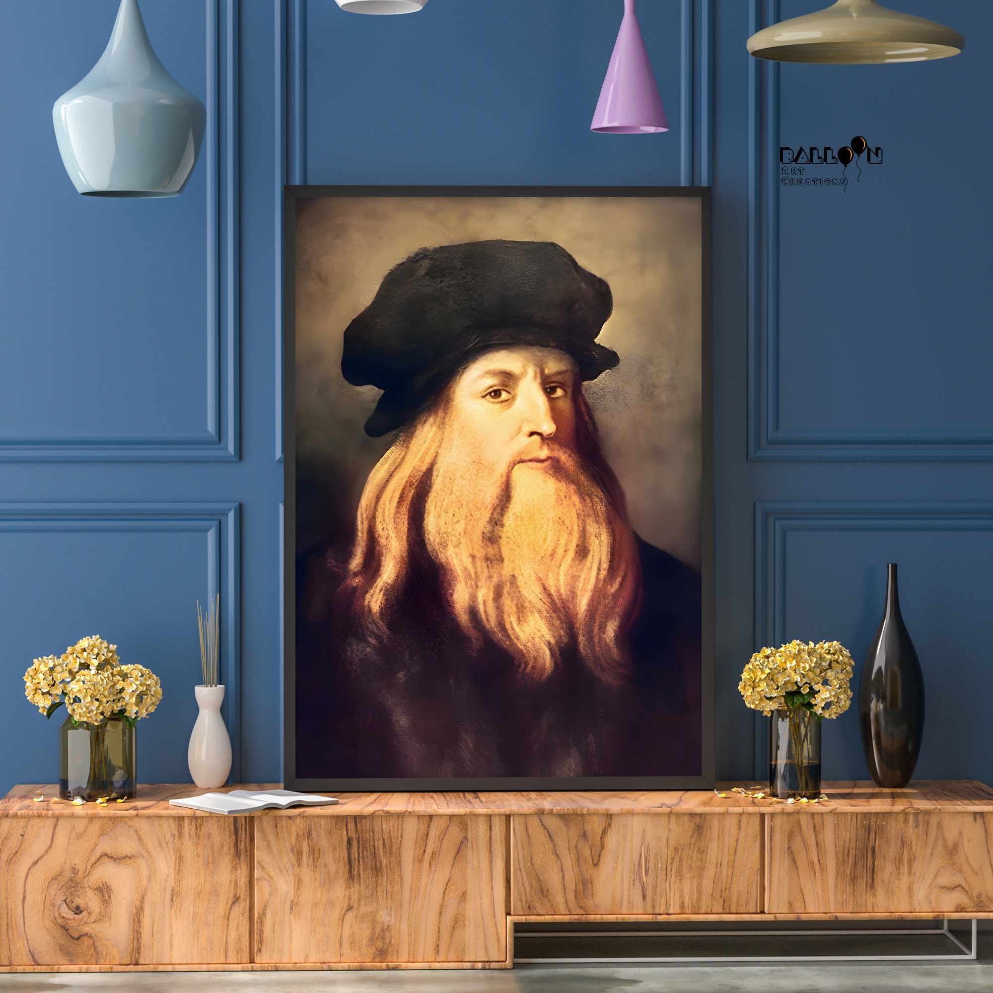 Leonardo Da Vinci, Self Portrait, 1505, Da Vinci Print, Renaissance ...