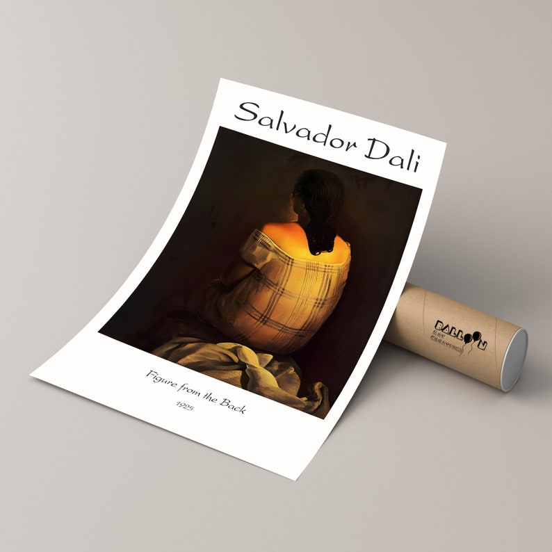 Salvador Dali, Figure From the Back, 1925, Salvador Dali Print, Dali ...