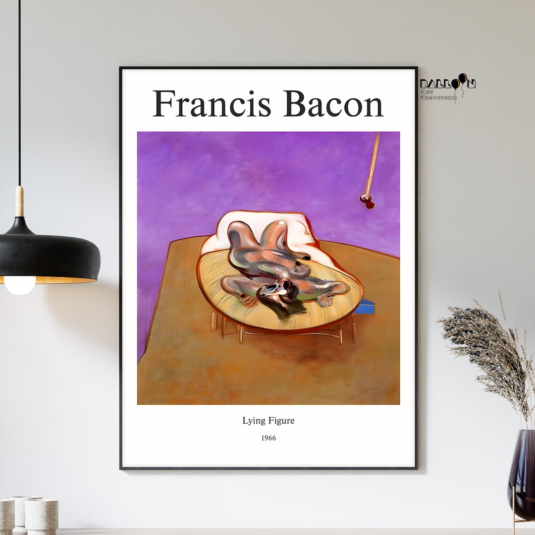 Francis Bacon, Lying Figure, 1966, Francis Bacon Poster, Portrait Art ...