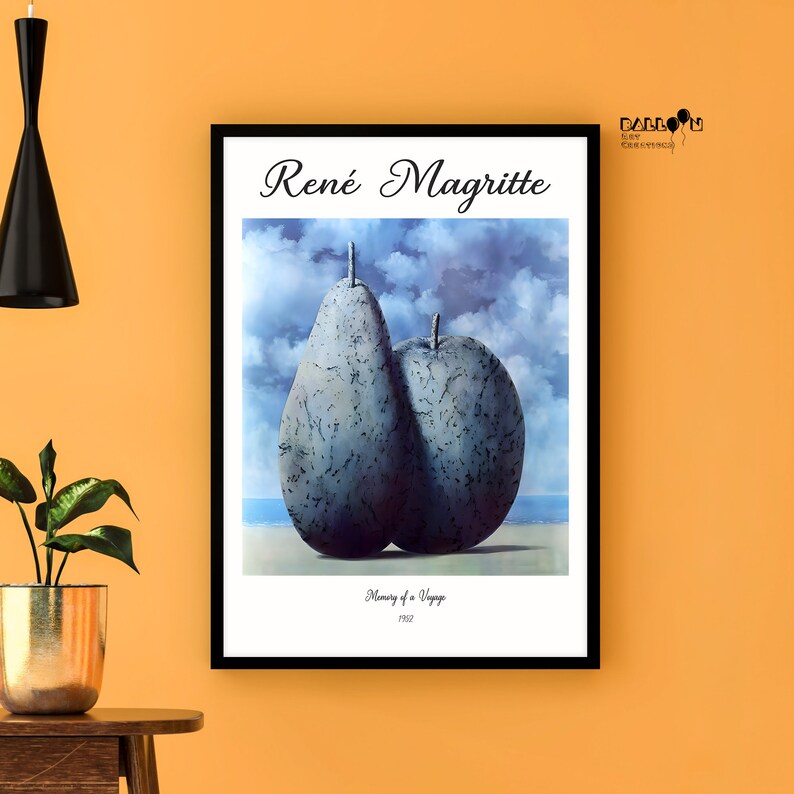 Rene Magritte, Memory of a Voyage, 1952, Rene Magritte Print, Magritte ...