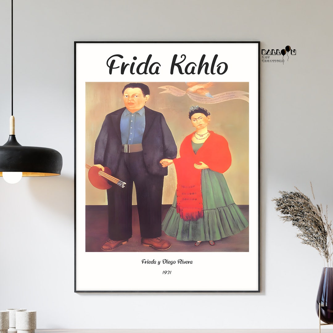 Frida Kahlo, Frieda Y Diego Rivera, 1931, Frida Kahlo Poster, Home Wall ...