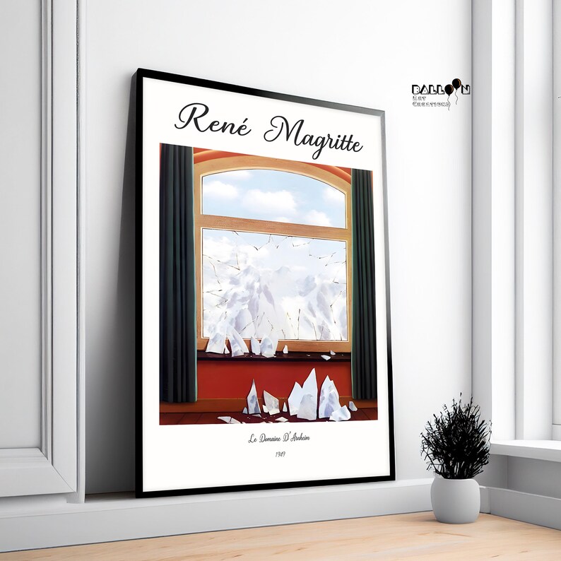 Rene Magritte, Le Domaine Darnheim, 1949, Rene Magritte Poster ...