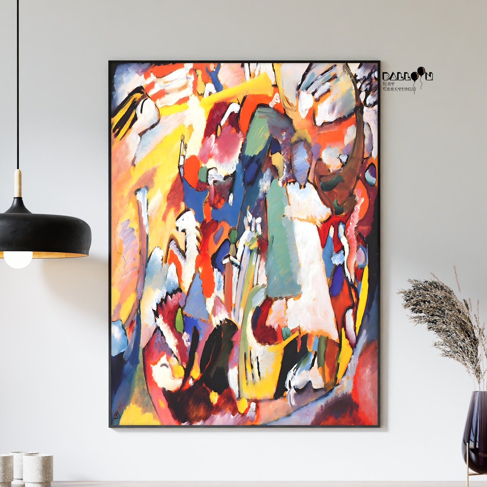 Wassily Kandinsky, Angel of the Last Judgment, 1911, Kandinsky Poster ...