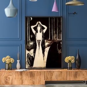 Edvard Munch, Ashes II, 1896, Edvard Munch Poster, Portrait Art ...