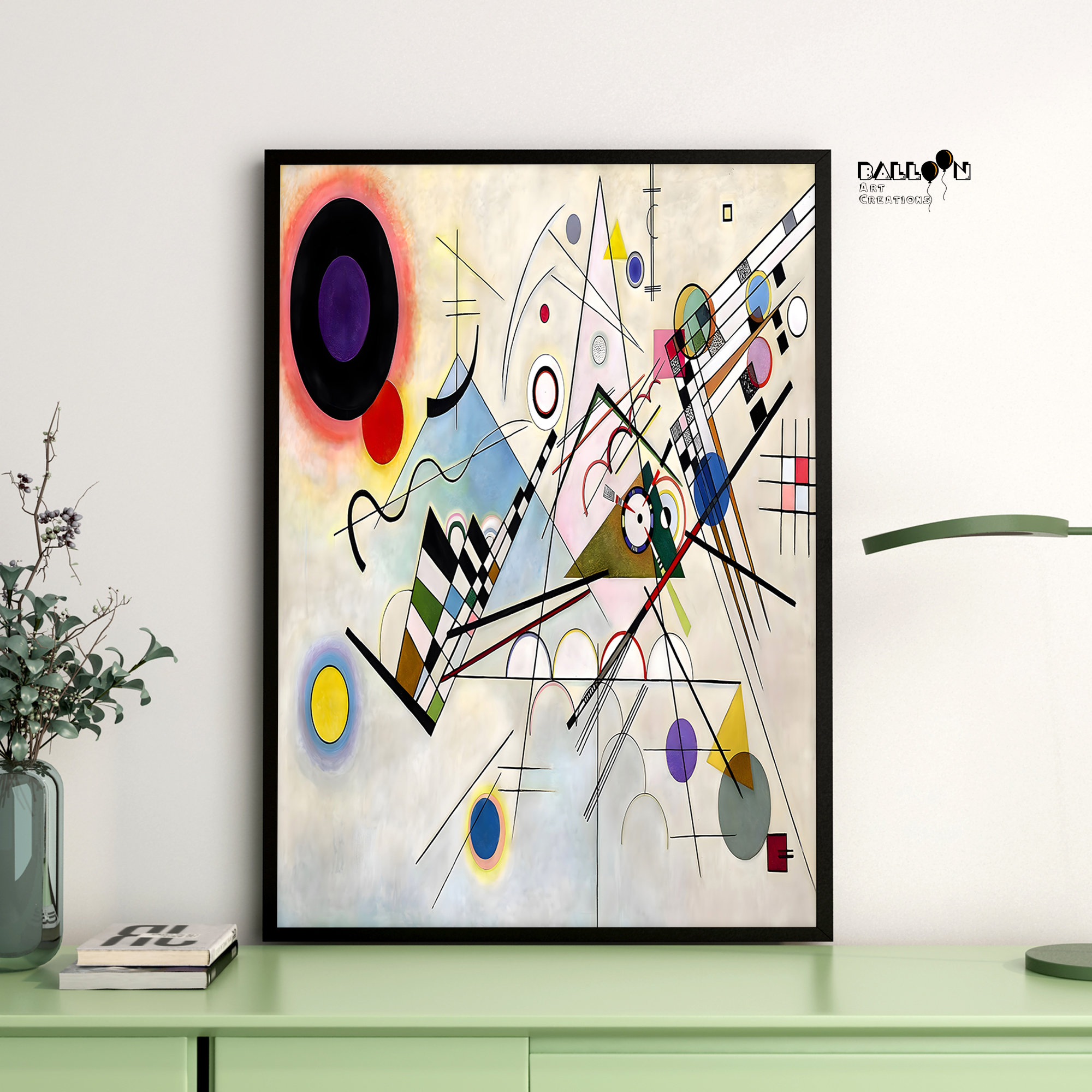 Wassily Kandinsky, Composition No.8, 1923, Kandinsky Poster ...