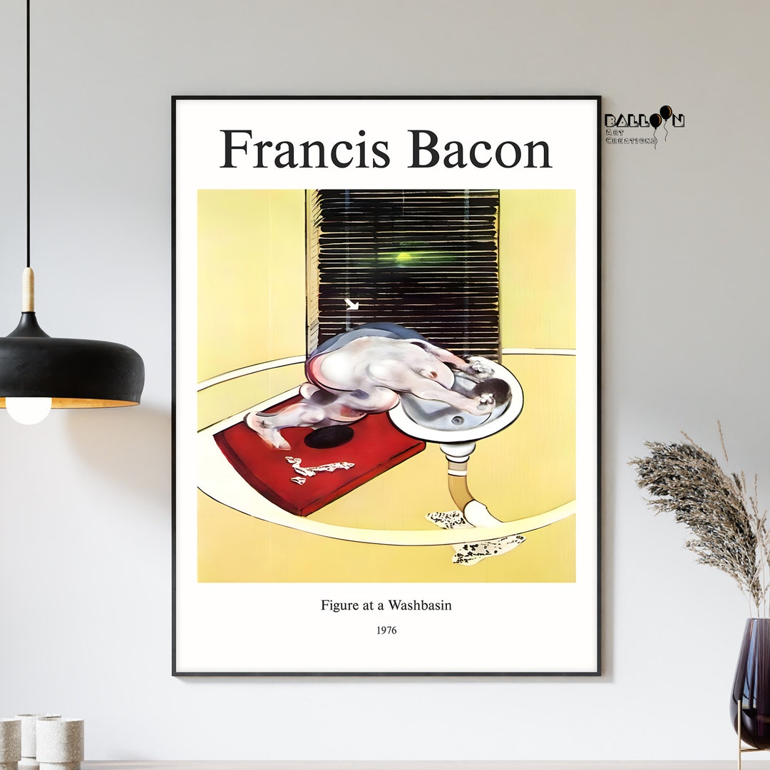 Francis Bacon, Figure at a Washbasin, 1976, Francis Bacon Poster, Home ...