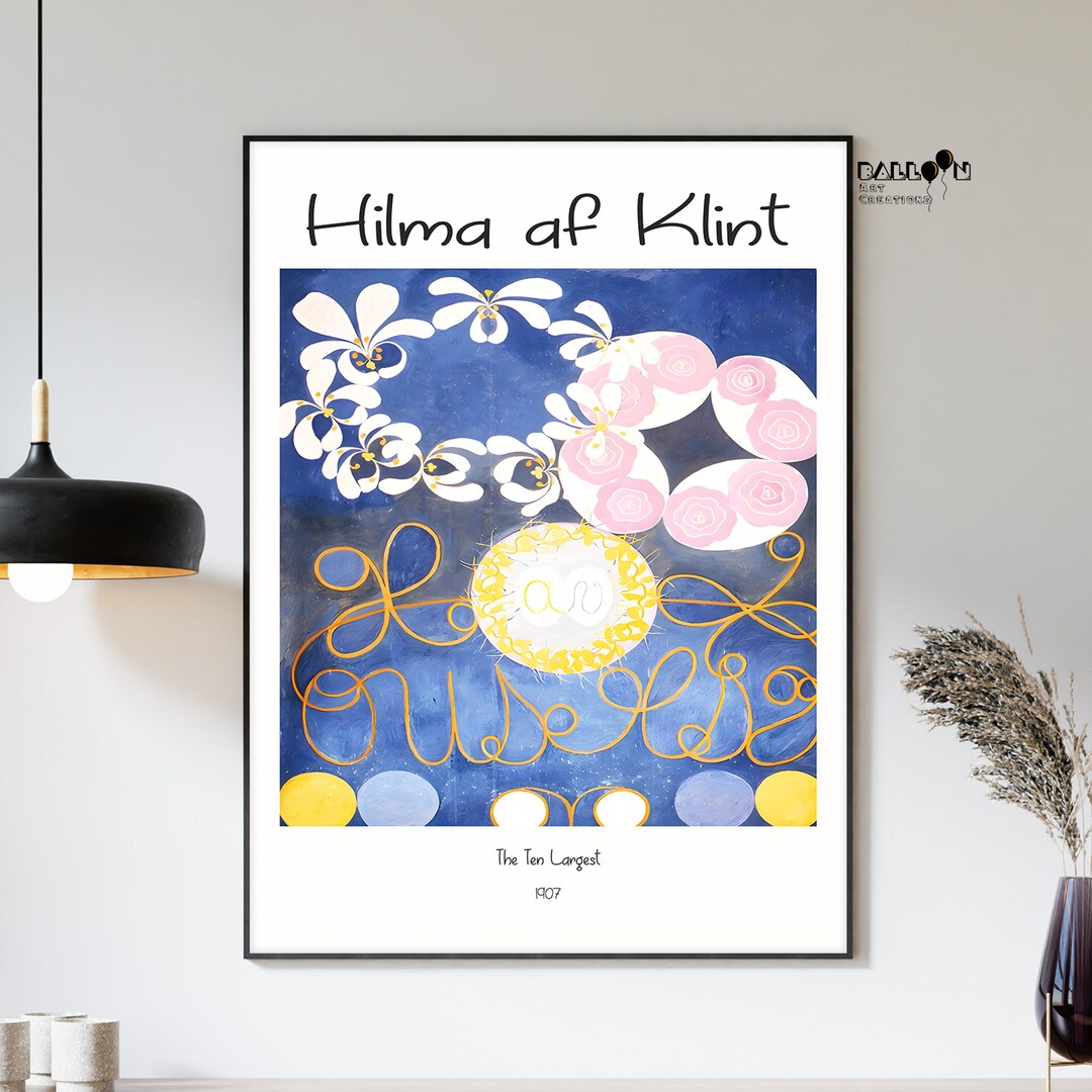 Hilma Af Klint, the Ten Largest, 1907, Hilma Af Klint Poster, Modern ...