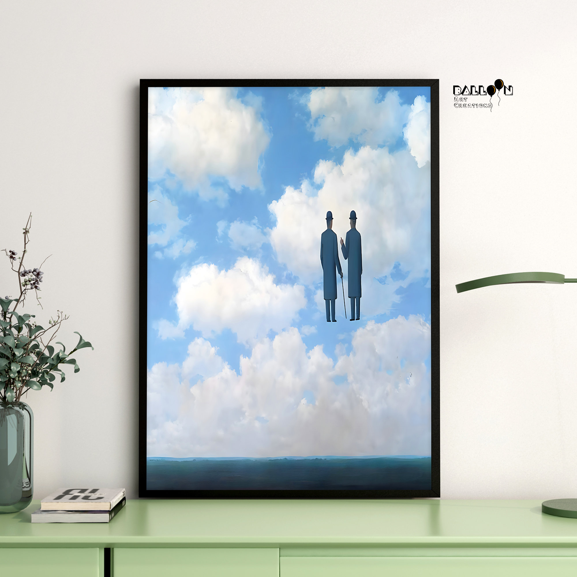 Rene Magritte, La Reconnaissance Infinie, 1963, Rene Magritte Print ...