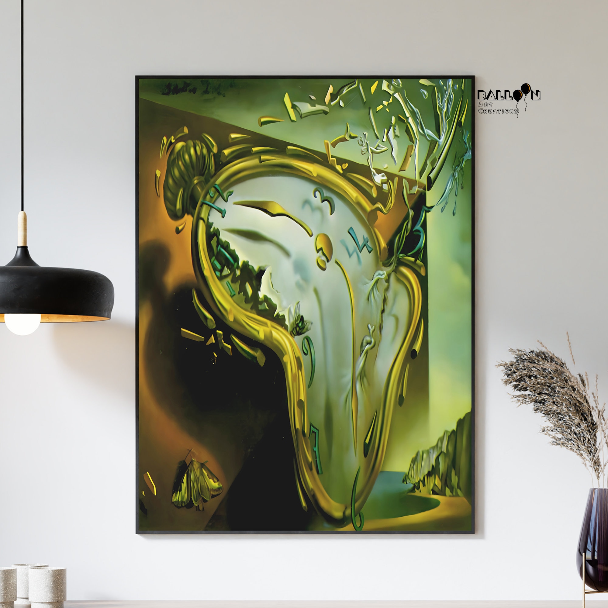 Salvador Dali, Melting Watch, 1954, Salvador Dali Print, Dali Exhibiton ...