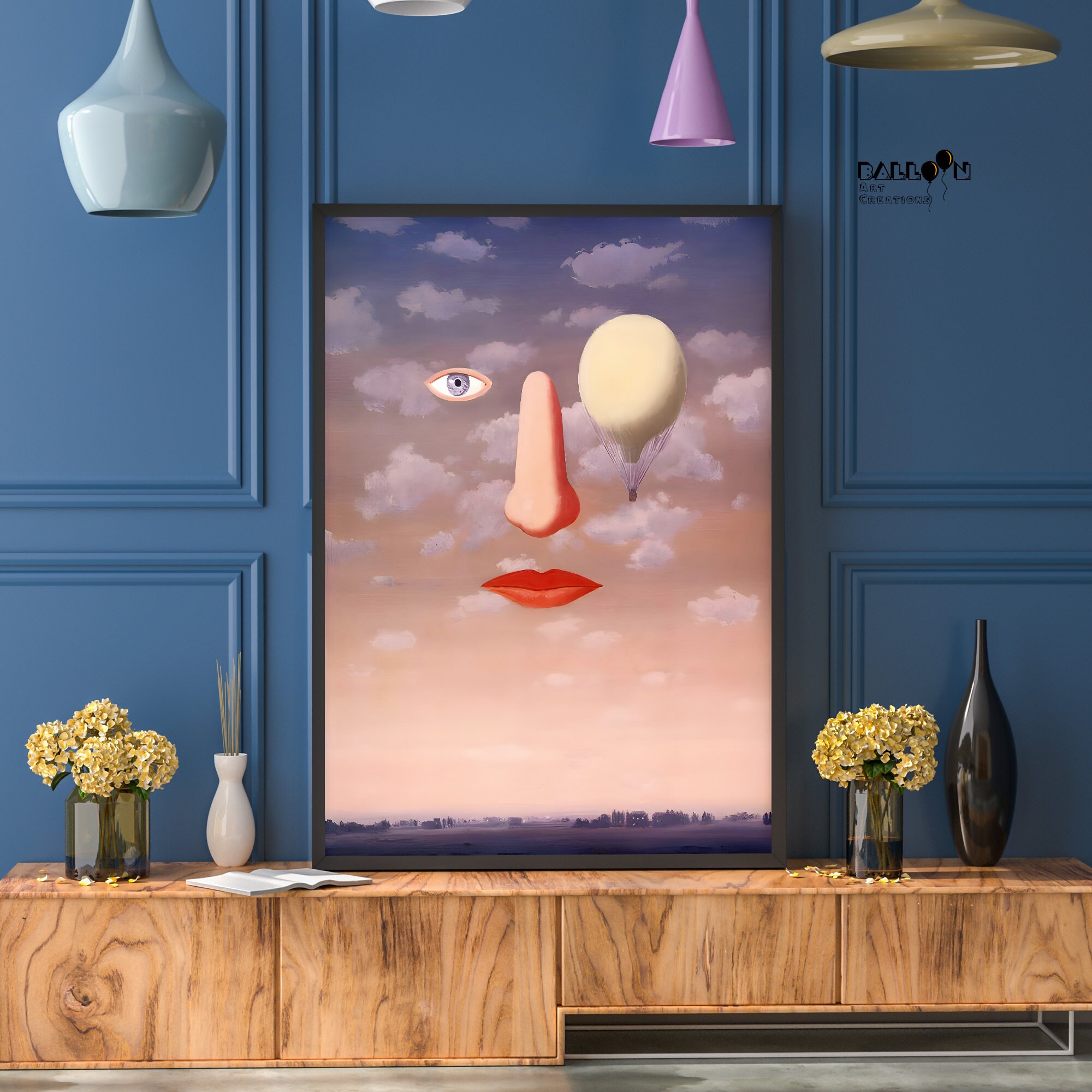 Rene Magritte, the Beautiful Relations, 1967, Rene Magritte Poster ...